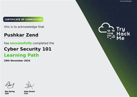 Pushkar Zend On Linkedin Cybersecurity Tryhackme Linuxfundamentals Windowssecurity