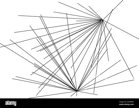 random structure of angular geometric lines element irregular abstract lines element vector
