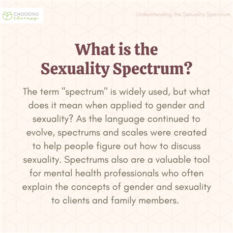 What Is The Sexuality Spectrum