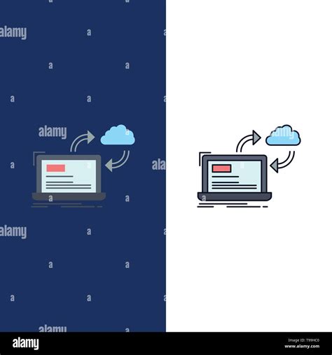 Sync Processing Data Dashboard Arrows Flat Color Icon Vector Stock