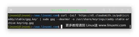 如何在 ubuntu server 22 04 上安装 caddy web 服务器 linux迷