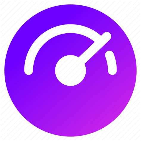 Meter Performance Efficiency Speed Speedometer Icon Download On
