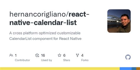 GitHub Hernancorigliano React Native Calendar List A Cross Platform Optimized Customizable
