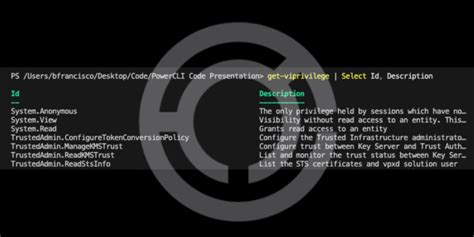 How To Get All Available VCenter Permissions For A Role With PowerCLI Franky Barragan