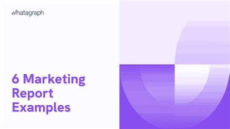 6 Stunning Marketing Report Examples With Free Templates Whatagraph