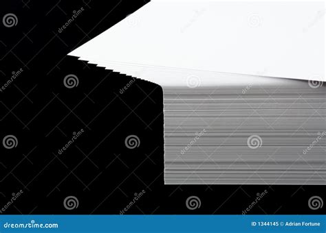 Stack Of A4 Paper Stock Image Image Of Leaf Stack Business 1344145