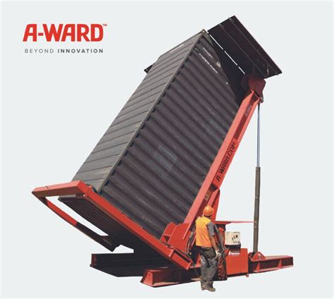a ward container loading unloading and container tilters on linkedin