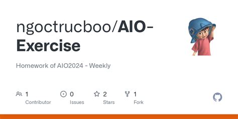 Github Ngoctrucbooaio Exercise Homework Of Aio2024 Weekly