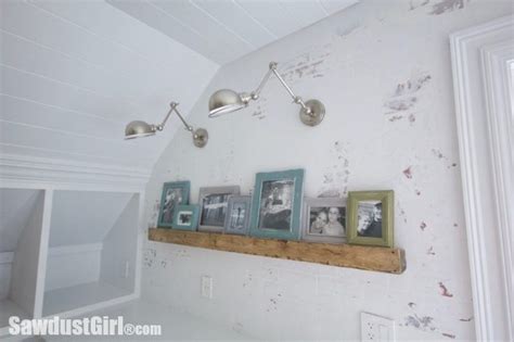 How To Make A Diy Faux Reclaimed Beam Picture Ledge