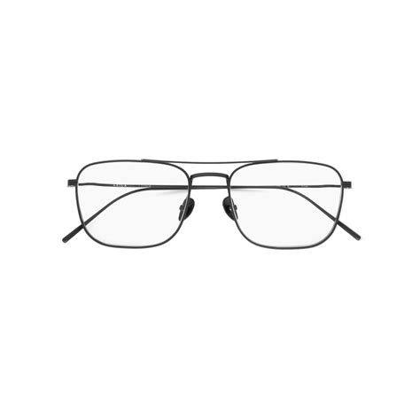 Akila Titan Optical Matte Black Titanium And Blue Light Lens Glasses