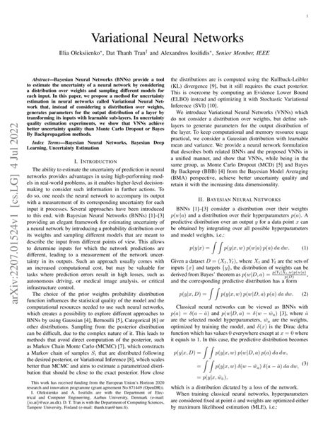 Variational Neural Networks Deepai