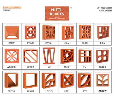 Terracotta Clay Jaali Terracotta Clay Jaali Wholesale Trader From Nashik