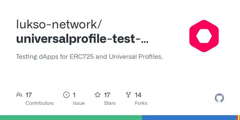 Github Lukso Networkuniversalprofile Test Dapp Testing Dapps For Erc725 And Universal Profiles