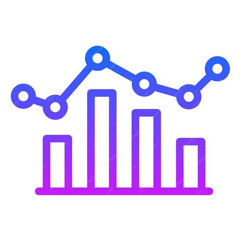 Premium Vector Statistical Graph Vector Illustration