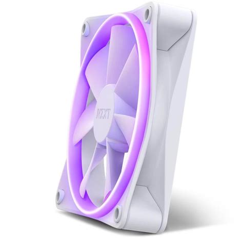 NZXT F RGB White Wentylator obudowy mm Biały z oświetleniem RGB dBA