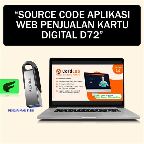 Jual Source Code Aplikasi Web Penjualan Kartu Digital D72 Shopee