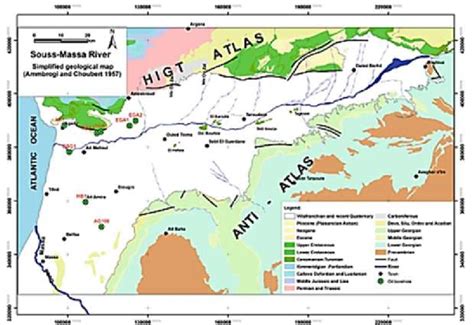 Geological Schematic Cross Sections According To The S M Basin