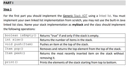 Solved Parti Step 1 For The First Part You Should Implement