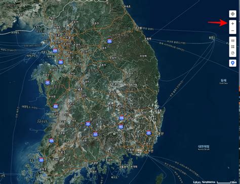 다음 위성지도 스카이뷰 이용방법