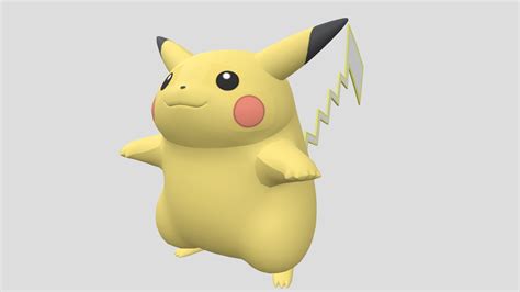 Gigantamax Pikachu Download Free 3d Model By Jtejada272010 [2a07cbb] Sketchfab