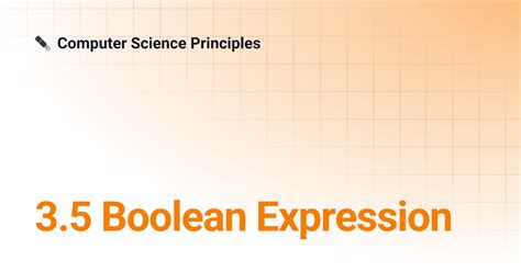 35 Boolean Expression Computer Science Principles 35 Boolean Expression Computer Science Principles