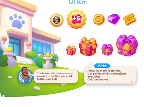 PAW Match Game UI Behance