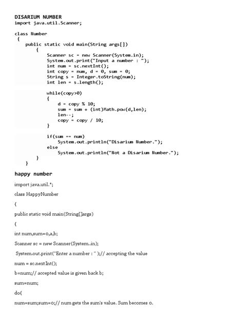 Disarium Number Pdf