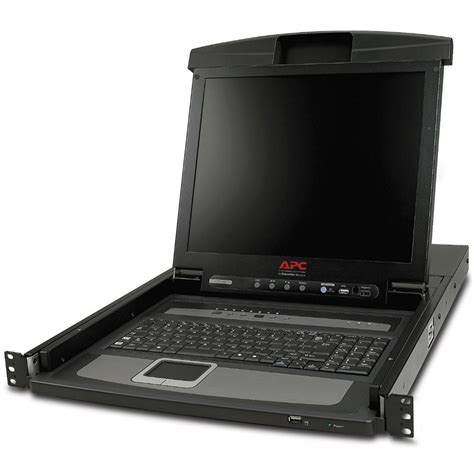 Apc 17 Rack Lcd Console With Integrated 8 Port Analog Kvm Switch