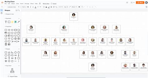 Lucidchart Org Chart Tutorial Printable