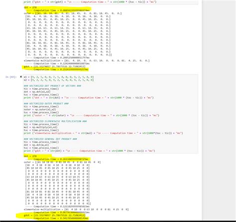 Compute Time Slower With Numpy Vectorizarion Compared To For Loops