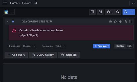 Improve Error Messages In Explore · Issue 578 · Grafanaazure Data