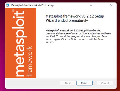 How To Install The Metasploit Framework On Windows Offsecpath