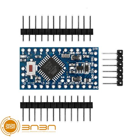 برد آردوینو پرو مینی Arduino Pro Mini با پردازنده Atmega328 باباخانی الکترونیک