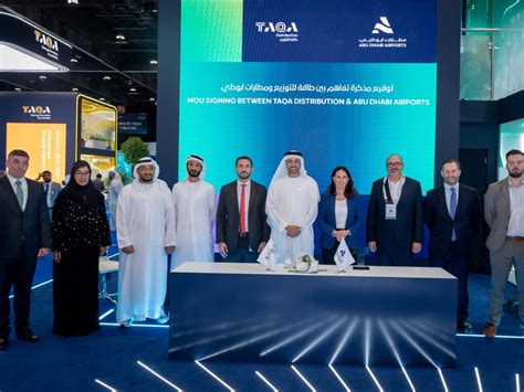 Taqa Distribution Abu Dhabi Airports Partner To Enhance Utility Management Utilities Middle East