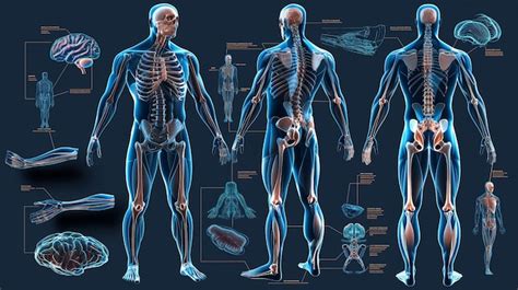 Diverse Male Anatomy Spectrum Illustration Premium Ai Generated Image