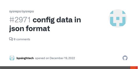 config data in json format · issue 2971 · sysrepo sysrepo · github