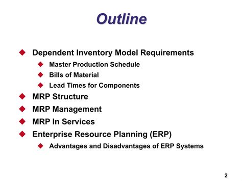 Mrp And Erp Pptx
