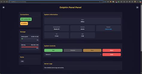Github Developerkubilaydolphin Panel 🐬 Easy Vps Management Panel