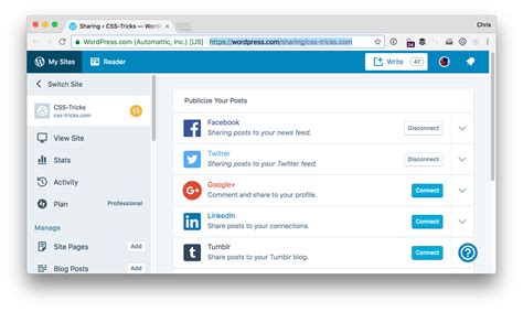 jetpack 的社交整合功能 css tricks css技巧