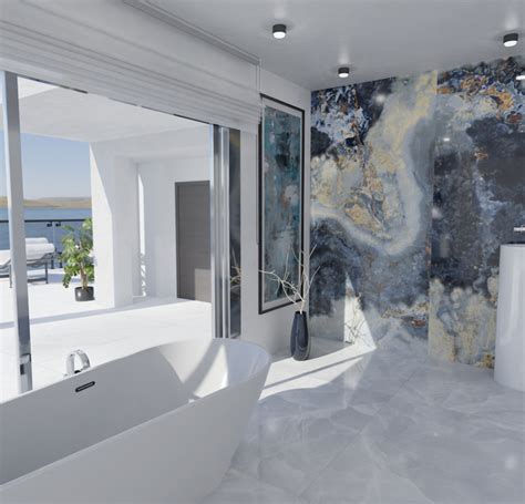 Porcelain Tile Marble Effect Alabaster Onyx Blue Polished X Eebe Italgresoutlet It