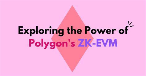 Exploring The Power Of Polygons Zk Evm