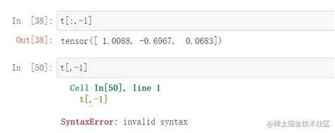 Pytorch项目实战04——tensor的索引访问 Tensor 中某个元素 和python中列表的下标一样，tens 掘金