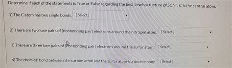 Solved Determine If Each Of The Statements Is True Or False