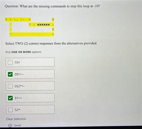 solved question what are the missing commands to stop this