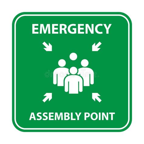 Safe Assembly Point Stock Illustrations 515 Safe Assembly Point Stock