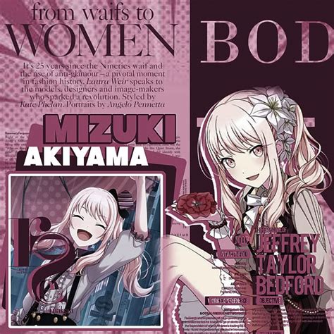 𝗠𝗔𝗚𝗔𝗭𝗜𝗡𝗘 Mizuki Akiyama Ide