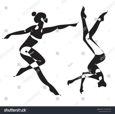 Cubism Abstract Woman Sexy Nude Body Stock Vector Royalty Free 2198515091 Shutterstock