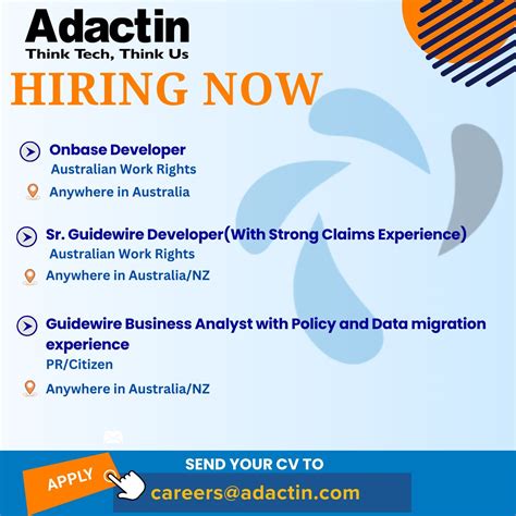 Adactin Group Pty Ltd On Linkedin Hiringalert Techjobs Adactin