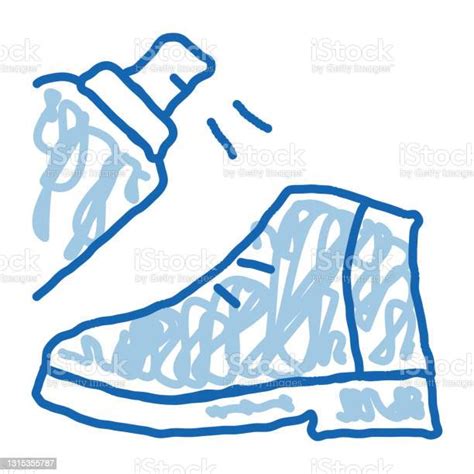 스프레이 페인트 신발 낙서 아이콘 손으로 그린 일러스트 0명에 대한 스톡 벡터 아트 및 기타 이미지 0명 가방 귀여운