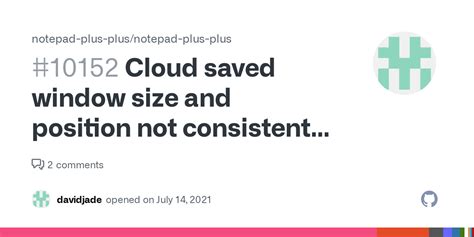 Cloud Saved Window Size And Position Not Consistent Across Different DPI S Issue